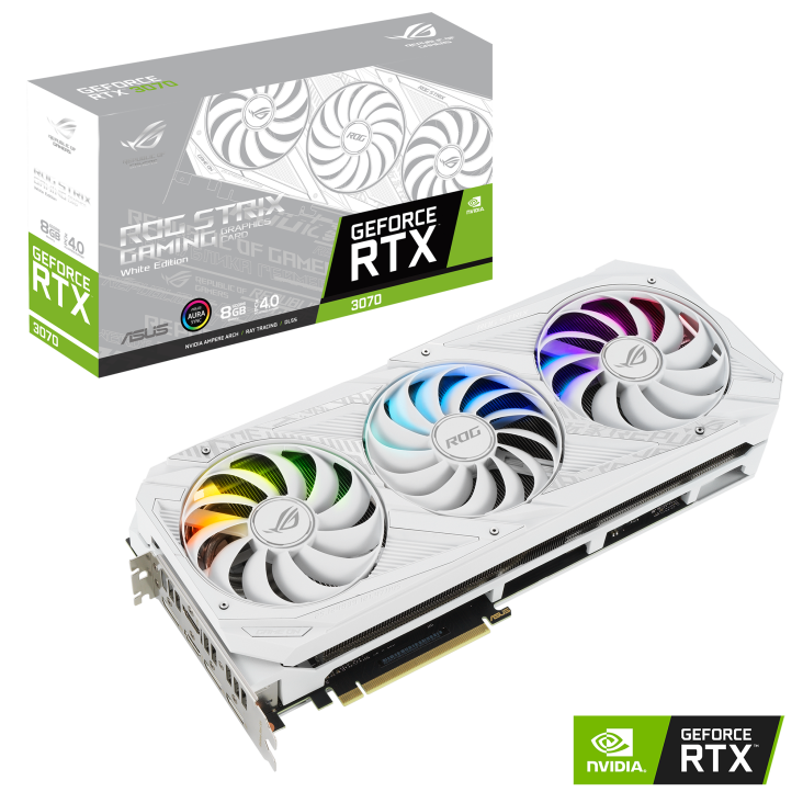 ROG Strix GeForce RTX 3070 OC White Edition