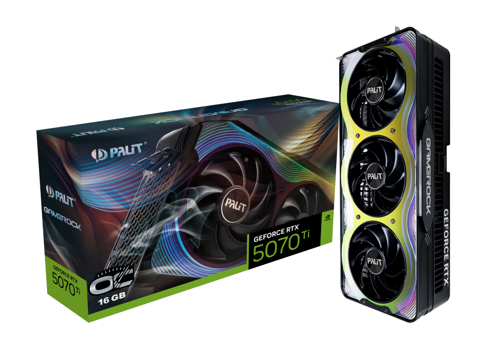 GeForce RTX™ 5070 Ti GameRock OC PA-RTX5070 Ti GameRock OC 16G